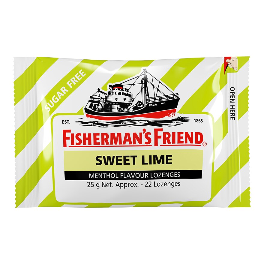 FISHERMAN'S FRIEND, Fisherman's Friend Sugar Free Lozenges Sweet Lime ... FISHERMAN'S FRIEND, Fisherman's Friend Sugar Free Lozenges Sweet Lime ...