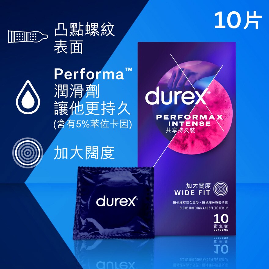 Durex Durex Performax Intense Condom 10s Sexual Wellness Watsons